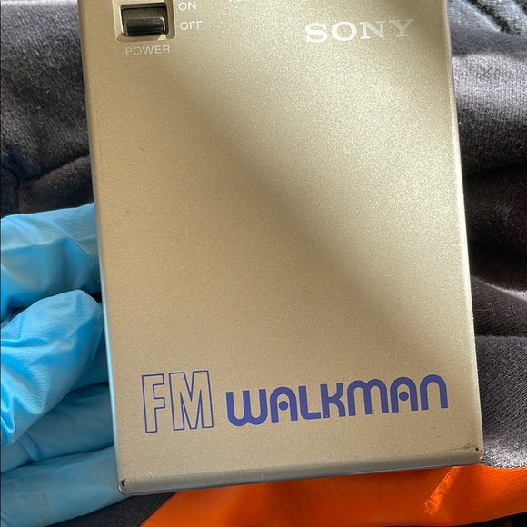 Sony | Portable Audio & Video | Sony Fm Walkman Silver And Blue | Poshmark